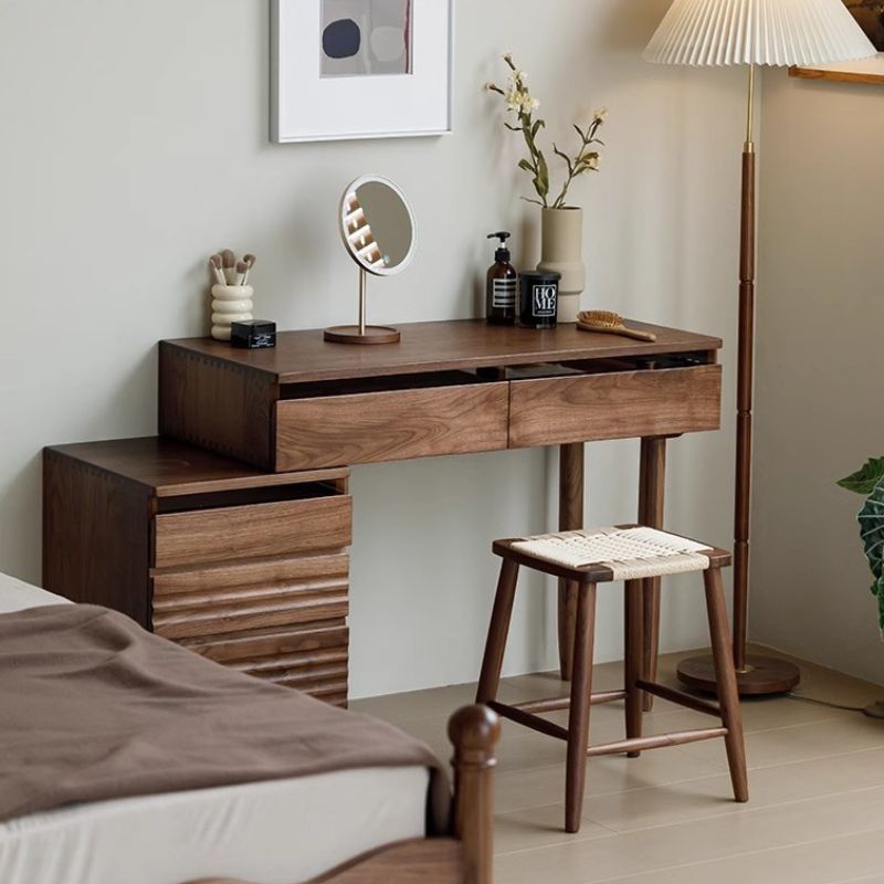Brinel & Shade retractable dressing table black walnut (can be cus ...